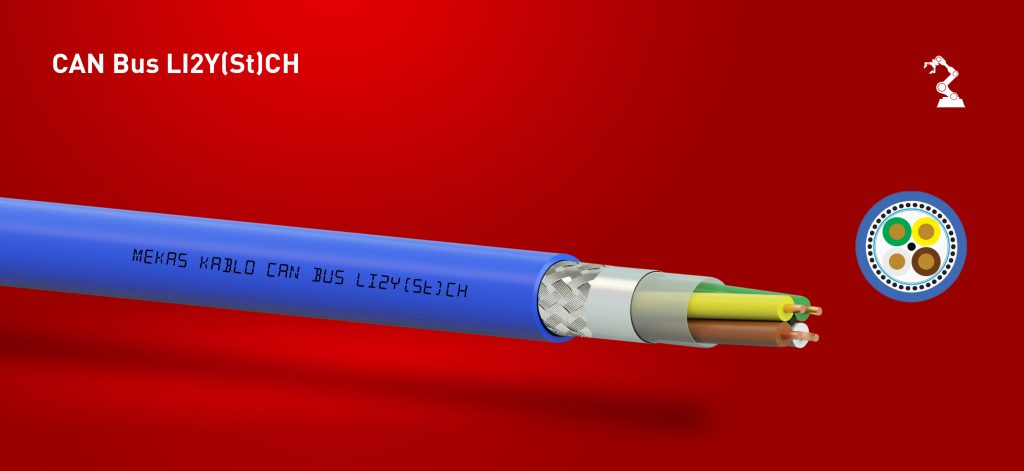 CAN BUS LI2Y(ST)CH | Mekas Kablo Low Voltage Cables Manufacturer